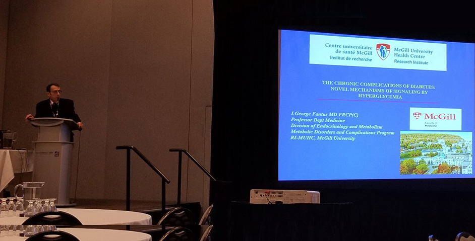 Dr. I. George Fantus receives Lifetime Achievement Award from Diabetes ...