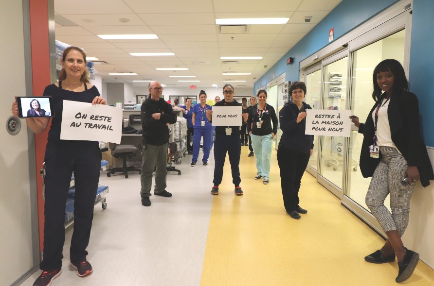 The Montreal Children’s Hospital dedicated to the fight against COVID ...